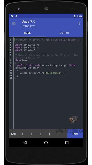 کامپایلر زبان های مختلف برنامه نویسی در اندروید Online Compiler 0111