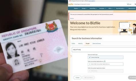 National Registration Ideny Card Nric Number Infoupdate Org