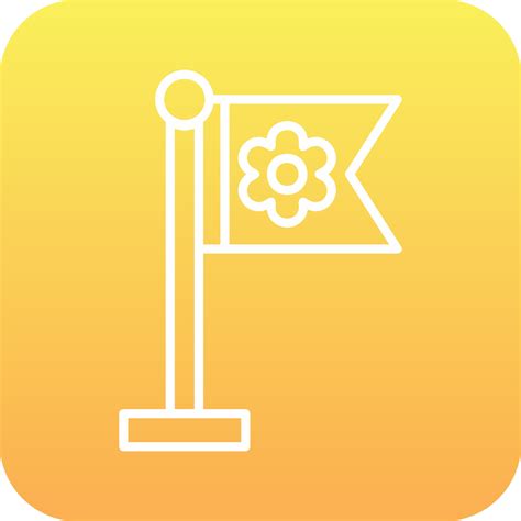 Sakura Flag Vector Icon 39441569 Vector Art At Vecteezy