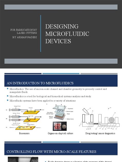 Designing Microfluidic Devices Pdf Microfluidics Semiconductor Device Fabrication