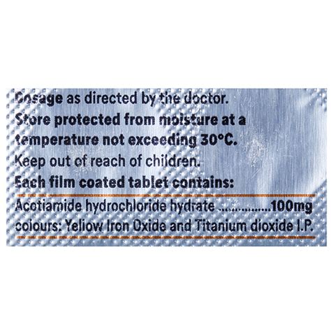 Buy Acotrust 100 Mg Tablet 15 Tab In Wholesale Price Online B2b