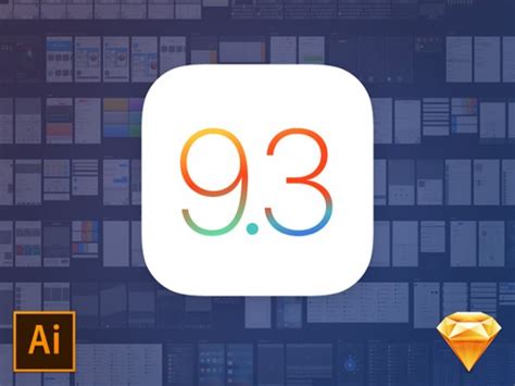 IOS 9 3 UI Kit For Illustrator And Sketch Freebiesbug