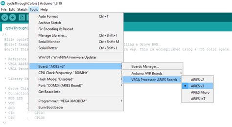 Interfacing Chainable Rgb Led With Vega Aries Board Vega Processors Blog