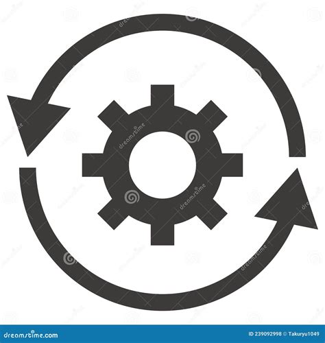Rotating Arrow And Heart Icon Vector 239292639