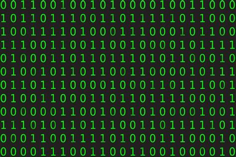 Program Datum Background Green Programming Binary Coding Matrix Vector Stock Illustration