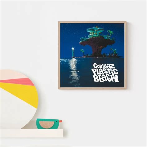 Gorillaz Plastic Beach Album Cover