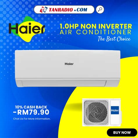 Haier 1hp Air Cond R32 S Essential Air Conditioner 冷气空调 Non Inverter