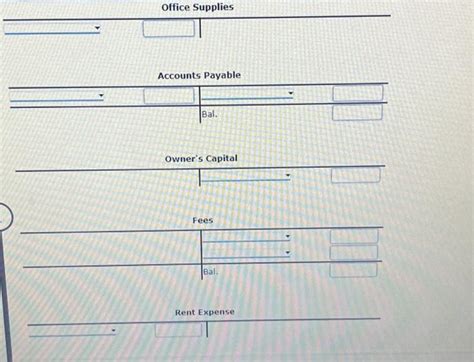 Solved Set Up T Accounts For Each Of The General Ledger Chegg Com