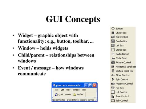 Ppt Gui Based Programming Powerpoint Presentation Free Download Id4748407