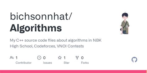 GitHub Bichsonnhat Algorithms My C Source Code Files About Algorithms In NBK High School