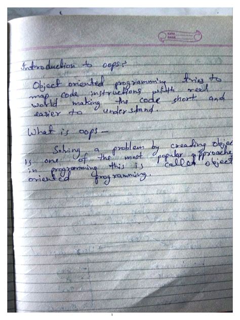 Java Handwritten Notes Pdf Pdf