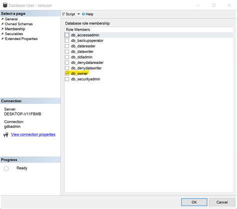 What Permissions Does A Sql Server Database User N Esri Community