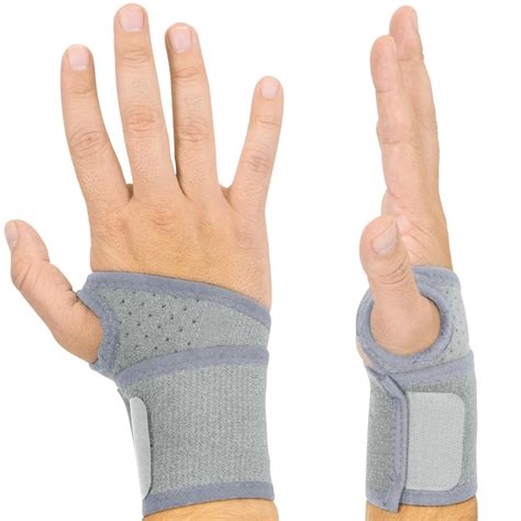 Liujuan Wrist Wrap Braces 2 Pack Tendonitis Support For Carpal Tunnel Arthritis Sprained