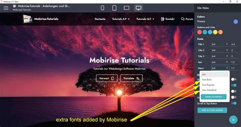Additional Css Fonts Titles Mobirise Forums