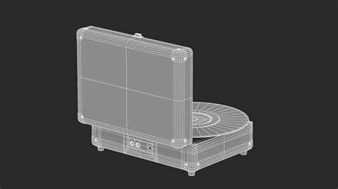 Victrola Vintage Suitcase Record Player 3d Model By Frezzy