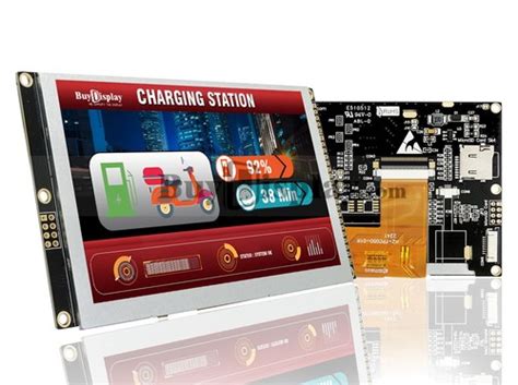 5 Ips Tft Lcd Display Capacitive Touchscreen W Ra8875 Controller