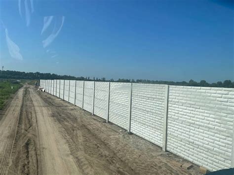 Бетонний паркан ціна 400 грн купити єврозабори бетонні секції для огорожі в Києві