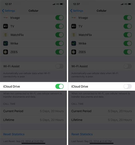 how to turn off cellular data for specific apps on iphone igeeksblog
