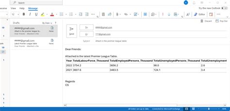 Create Draft Outlook Email With Table Using Python Welcomeenjoy Coding Electronics Iot Or