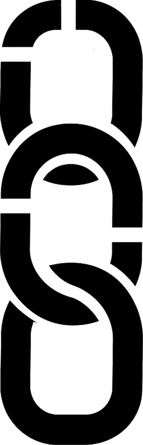 Monotone Illustration Of Chain Connection Link Continuity Premium Ai Generated Vector