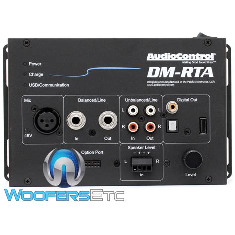 Audiocontrol Dm Rta Real Time Analyzer Multi Test Tool