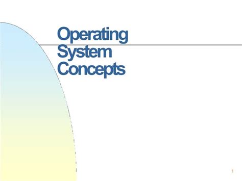 Operating System Concepts Pdfdrive Pptx