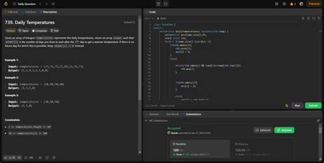 Day 82 Of 100daysofcode Challenge Daily Temperatures Ronak Nagda