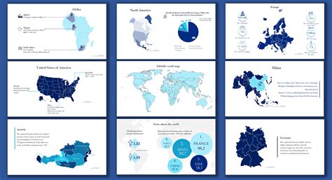 Editable World Map Powerpoint Template