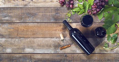 Red Wine Header Stock Image Image Of Horizontal Food 93757651