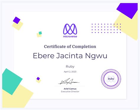 Ebere Jacinta Ngwu On Linkedin Microverse Coding Ruby