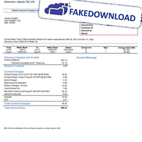 Proof Address Fake Download