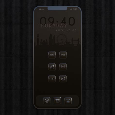 London Ios Theme With Several Widgy Widgets I Hope You Enjoy It R Widgy