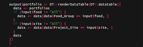 Show All Rows Selected With Either Or Both Of The Selectids Shiny
