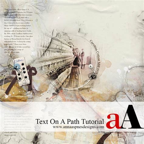 Text On A Path Tutorial Anna Aspnes Designs
