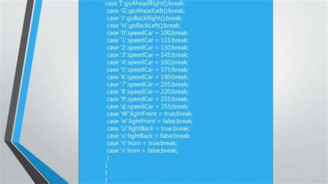 Robotic Car Controlled Over Bluetooth With Obstacle Avoidance Pptx