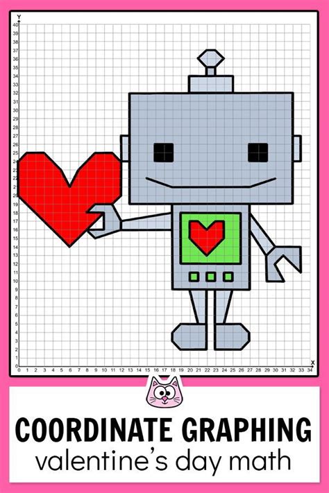 Valentines Day Math Center Coordinate Graphing Plotting Ordered Pairs