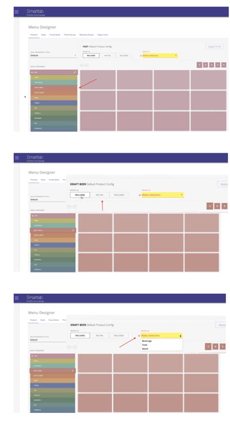 How To Set Up A Menu Smarttab Support