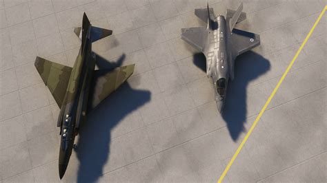 If Anyone Was Curious Size Comparison Of A F4 Phantom And A F 35 R Microsoftflightsim