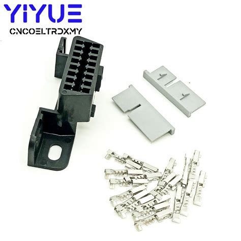 Obd2 16pin Female Connector Obd 2 Adapter Diagnost Vicedeal