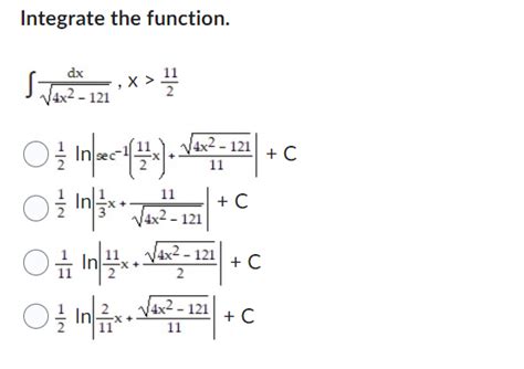 Solved Integrate The Chegg