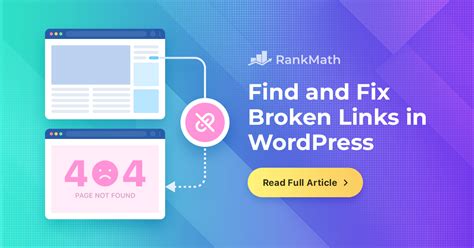 How To Find And Fix Broken Links In Wordpress Rank Math