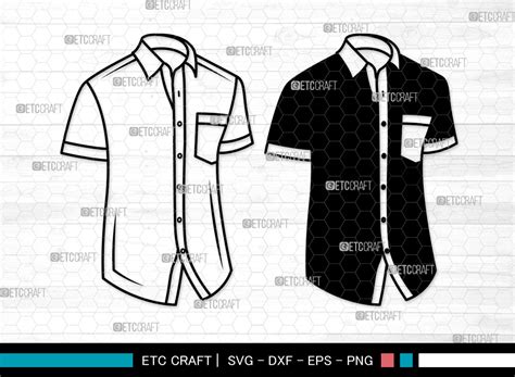 Short Sleeve Shirt Svg Plain Shirt Svg Graphic By Etc Craft Store