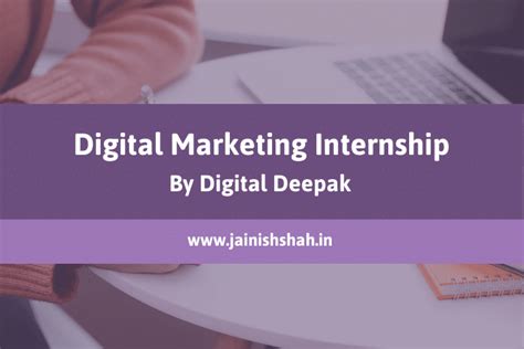 digital marketing internship by digital deepak review 2022