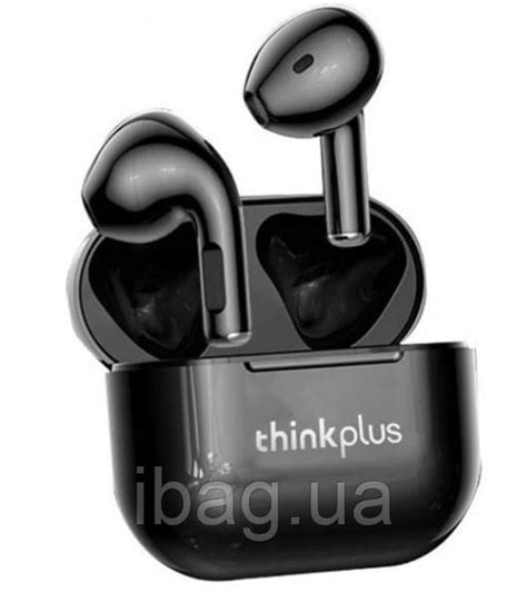 Беспроводные Наушники Lenovo ThinkPlus LivePods LP40 Black Bluetooth 5. ...