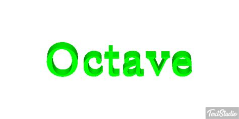Octave Name Animated  Logo Designs