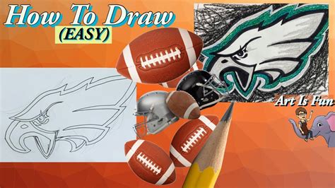 Philadelphia Eagles Logo Drawing For Beginners Fun Drawing