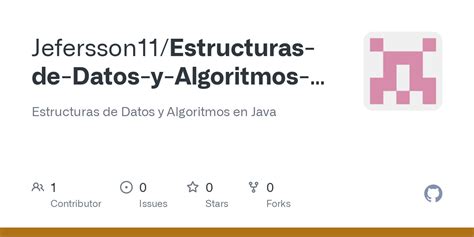 github jefersson11 estructuras de datos y algoritmos en java