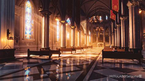 Church Of The Favonius 📸 Genshin Impact Hoyolab