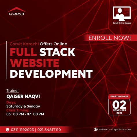Corvit Systems Karachi On Linkedin Fullstackdevelopment Learntocode