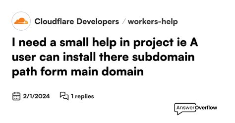 i need a small help in project i e a user can install there
